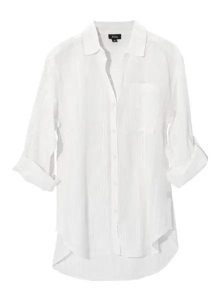 Echo Lamai Boyfriend Shirt - Cream