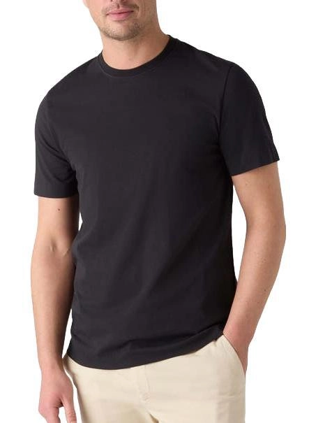 Robert Talbott Stretch Jersey Dean Tee - Classic Black