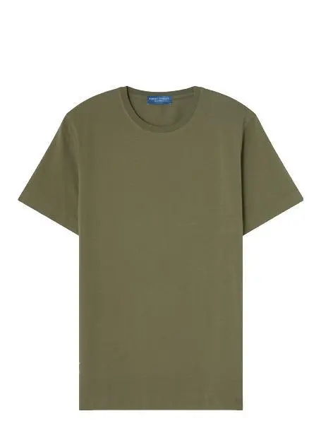 Robert Talbott Stretch Jersey Dean Tee - Classic Olive