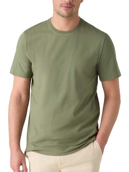 Robert Talbott Stretch Jersey Dean Tee - Classic Olive