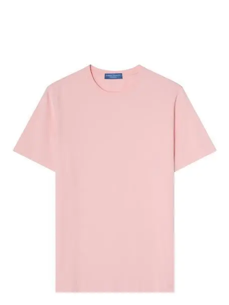 Robert Talbott Stretch Jersey Dean Tee - Classic Pink