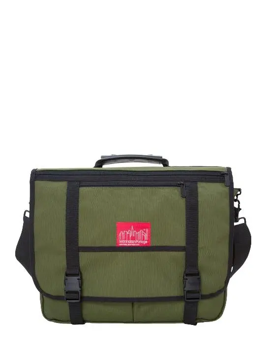 MANHATTAN PORTAGE The Wallstreeter Three-way Carry Bag - Olive