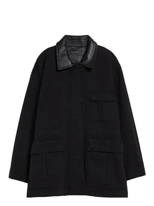STAND STUDIO Minja Cotton Jacket - Black