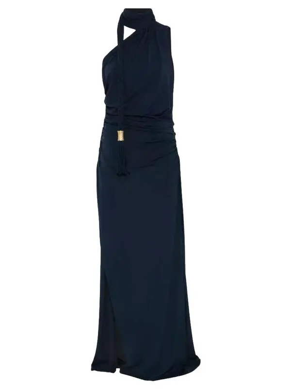 Simkhai Tie-detail Maxi Dress - Blue