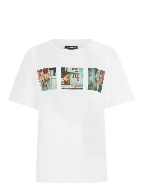 Dsquared2 Graphic-print T-shirt - White