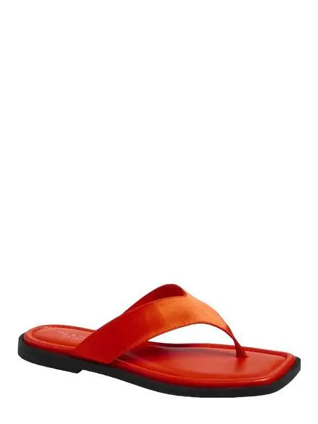 Rag & Bone Gracie Flip-flop - Red Satin
