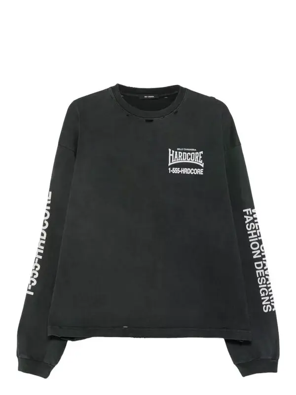 WILLY CHAVARRIA Long-sleeve Sweater - Black