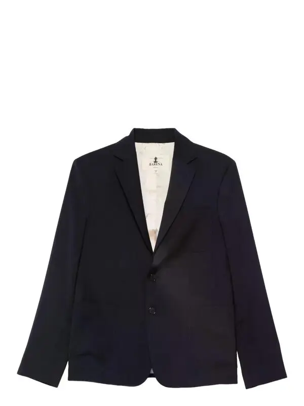 Barena Venezia Buttoned Blazer With Pockets - Blue