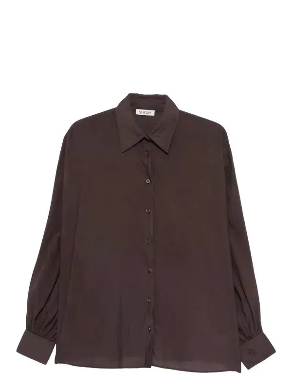 SOSUE Buttoned Shirt - Brown