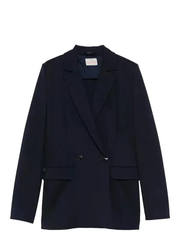 Marella Double-breasted Blazer - Blue