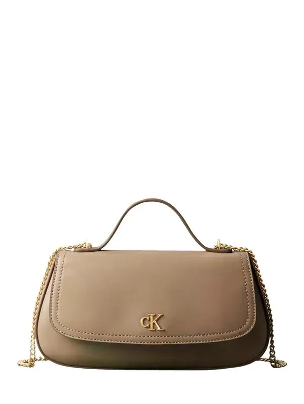 Calvin Klein Chain Shoulder Bag - Neutrals