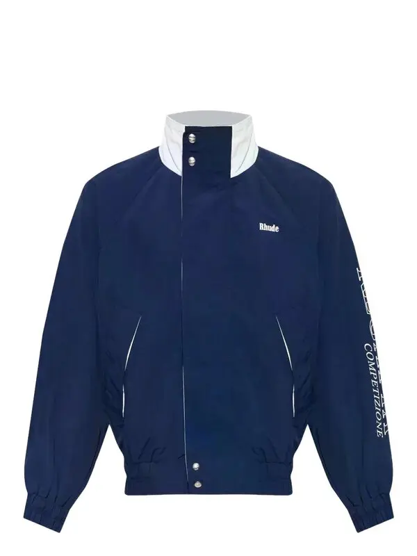 Rhude Logo-print Track Jacket - Blue