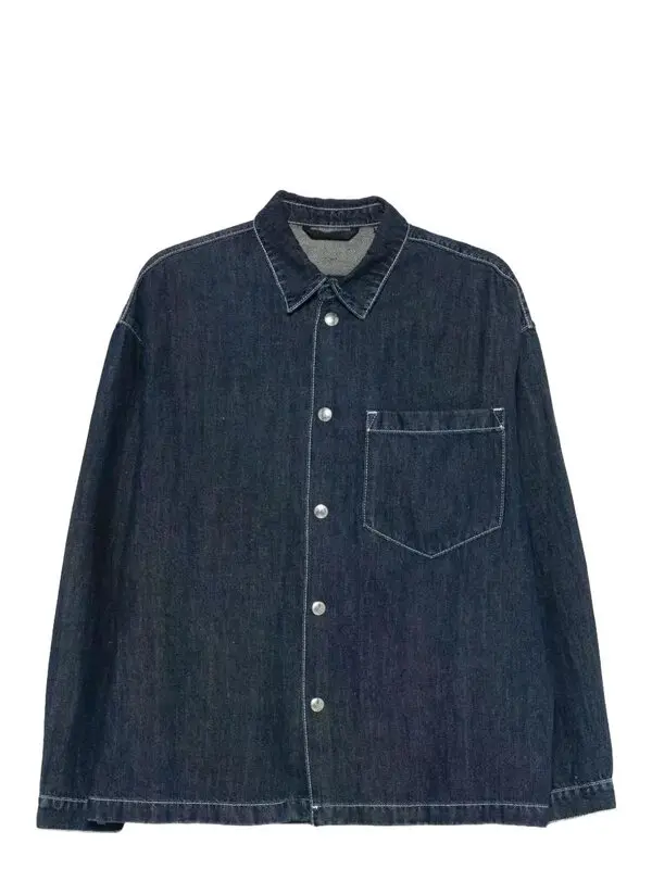 7 For All Mankind Patch-pocket Overshirt - Blue