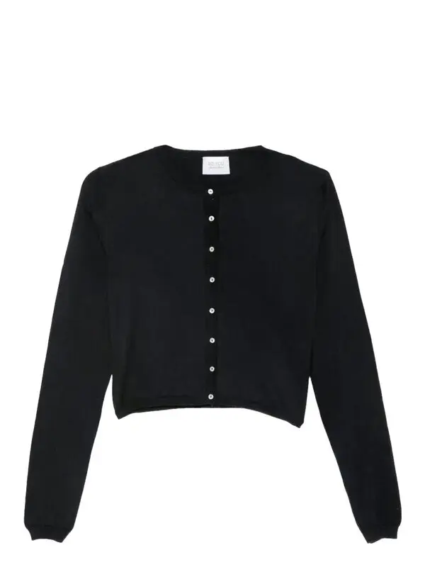 BEYOU Buttoned Knitwear - Black