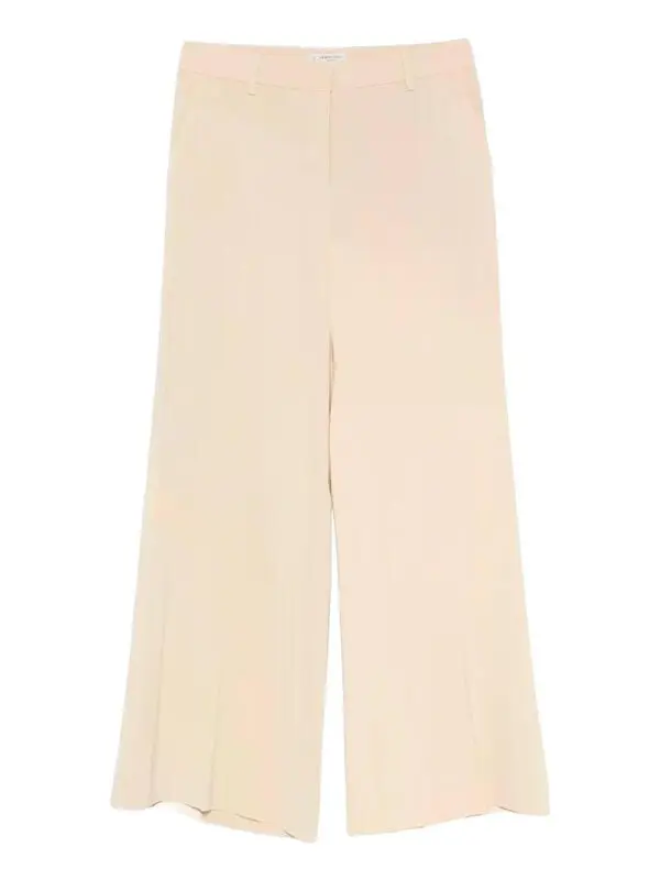 Alberto Biani Wide-leg Trousers - Neutrals