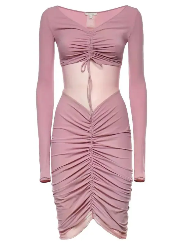 NENSI DOJAKA Ruched Mini Dress - Pink