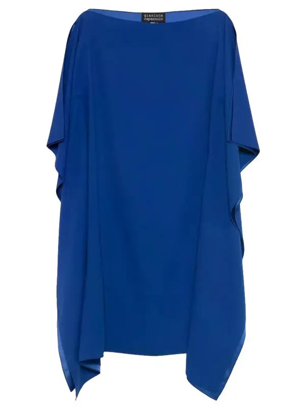 GIANLUCA CAPANNOLO Eve Batwing Midi Dress - Blue