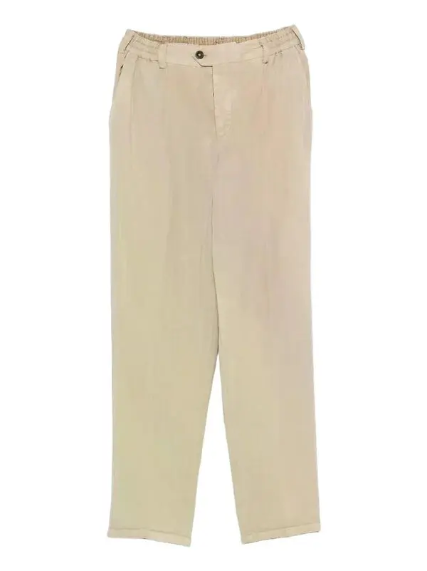 PT TORINO Elasticated Trousers - Neutrals