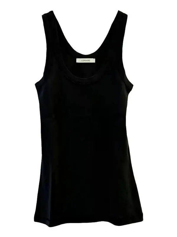 LEMAIRE Scoop-neck Tank Top - Black