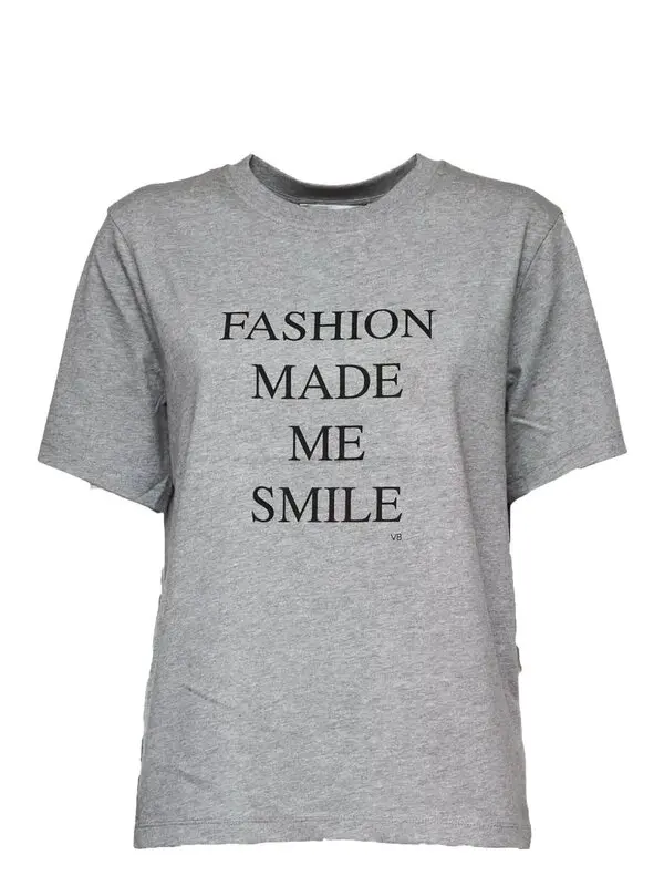 Victoria Beckham Printed T-shirt - Grey