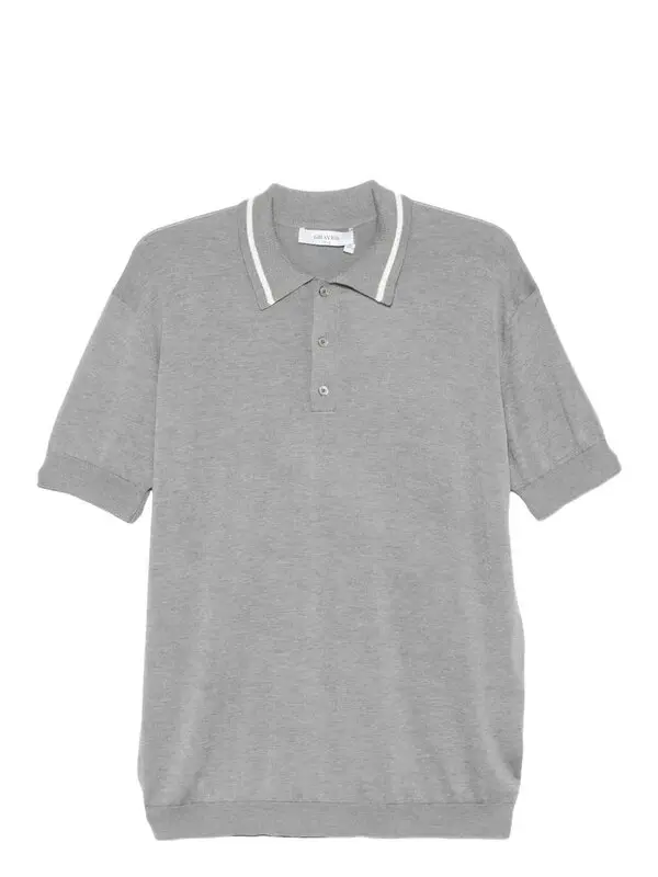 GREYED Short-sleeve Polo Shirt - Grey