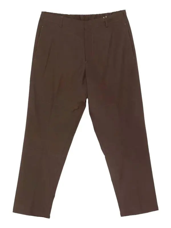 GREYED Belt-loop Trousers - Brown