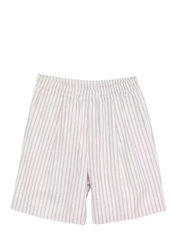 GREYED Striped Shorts - Neutrals