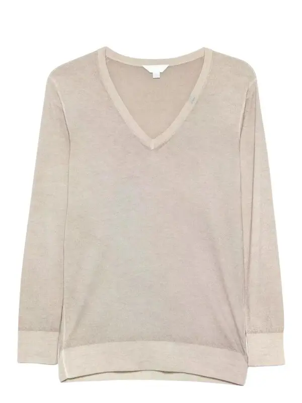 Malo V-neck Cashmere Sweater - Neutrals