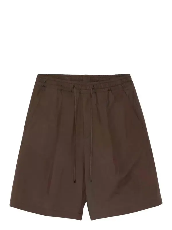 GREYED Drawstring-fastening Shorts - Brown