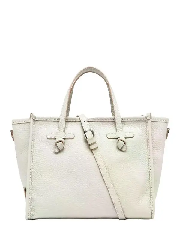 GIANNI CHIARINI Miss Marcella Leather Tote Bag - White