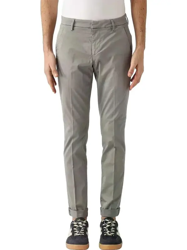DONDUP Cuffed-hem Trousers - Grey