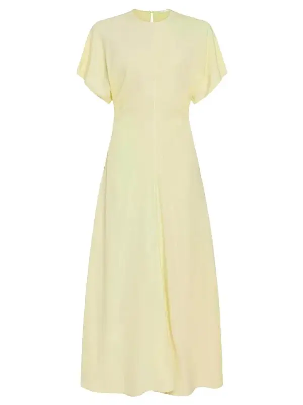 MARIE OLIVER Kamari Short-sleeve A-line Dress - Yellow