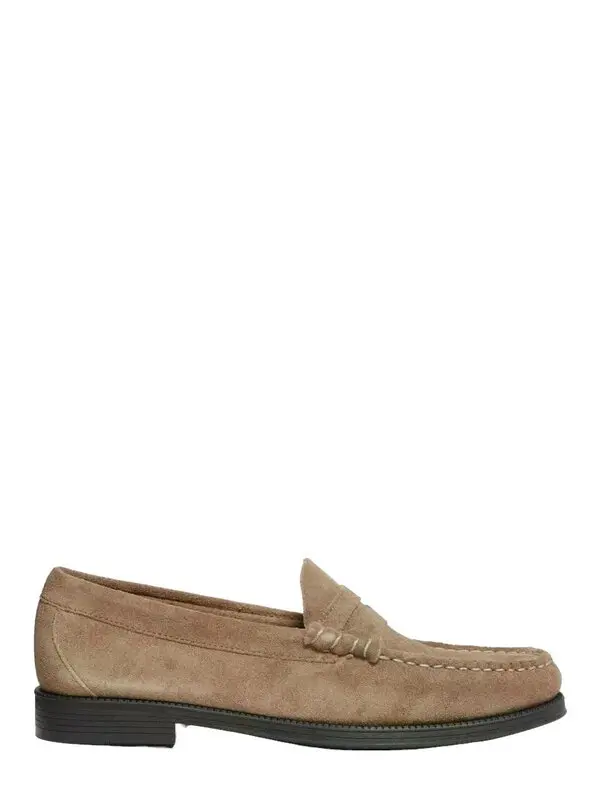 G.H.BASS Penny Suede Loafers - Neutrals