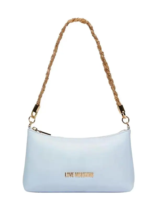 Moschino Twisted Strap Tote Bag - Blue