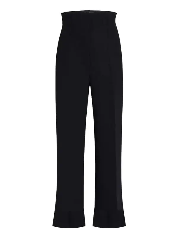Khaite Cady Cigarette Pants - Black