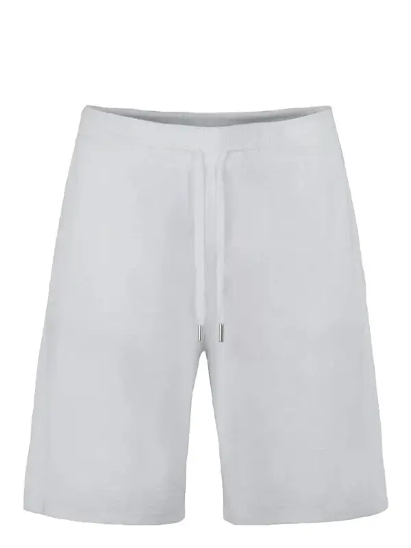 MOORER Drawstring Trim Shorts - White