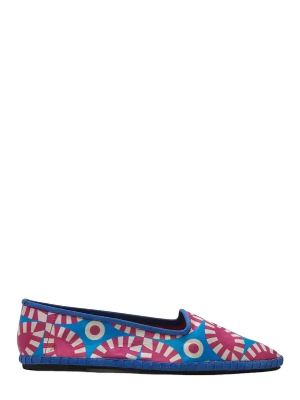 Malìparmi Printed Ballerina Flats - Pink