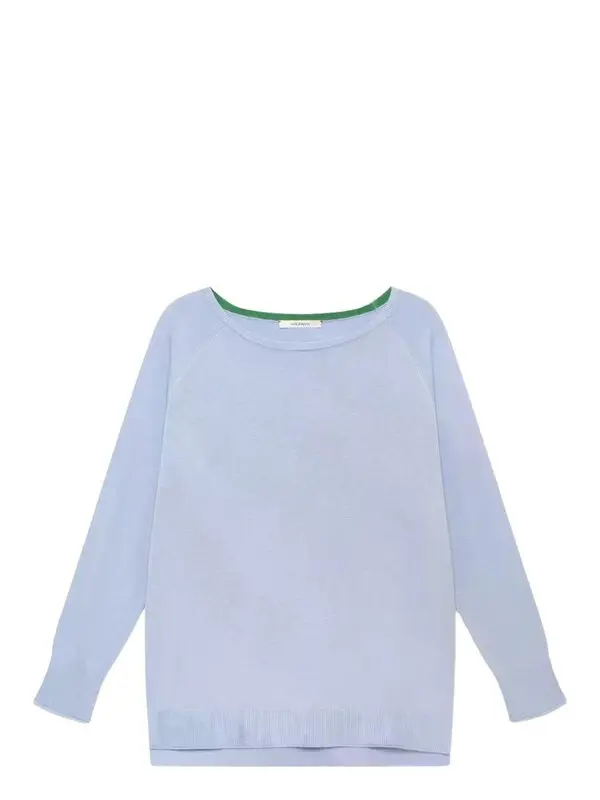 Malìparmi Contrasting Trim Sweater - Blue