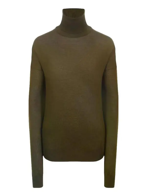 Saint Laurent Wool Turtleneck Sweater - Green