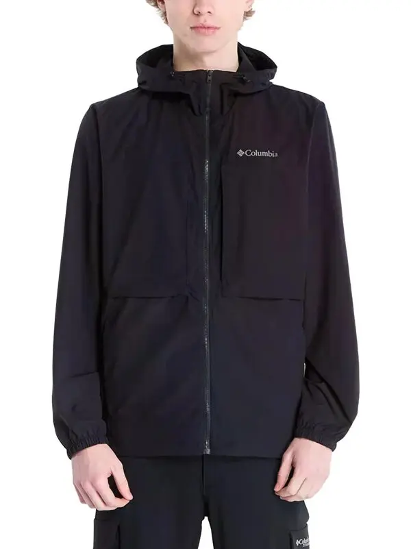 Columbia Street Heights Hooded Windbreaker - Black