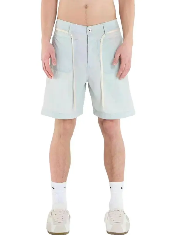 Kenzo Button-fastening Shorts - Blue