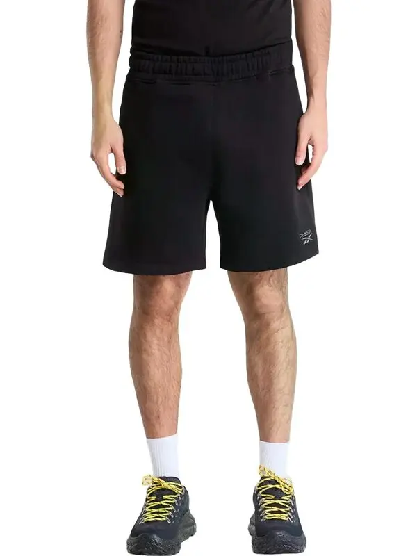 REEBOK Elastic Waist Shorts - Black