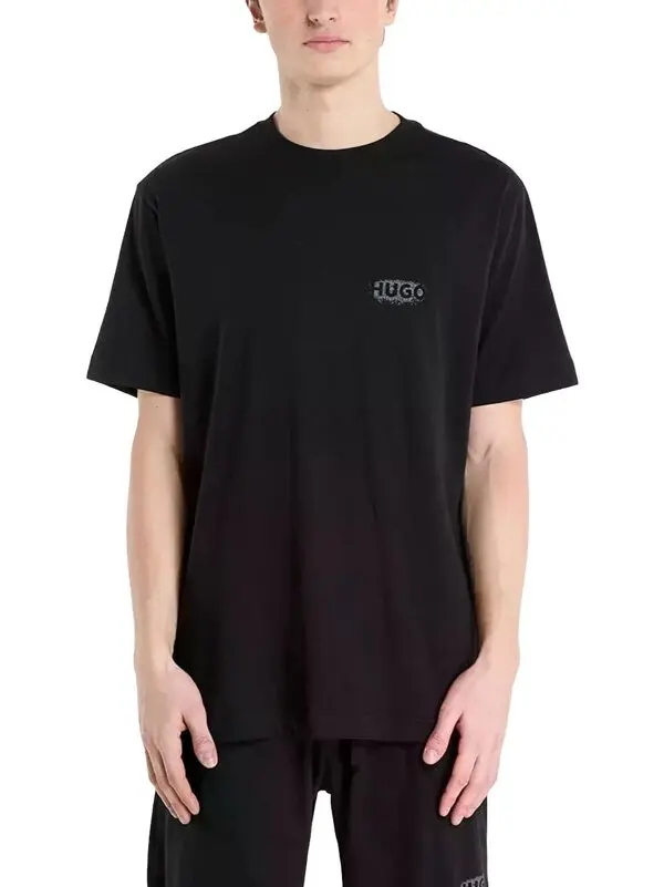 Hugo Logo-print T-shirt - Black