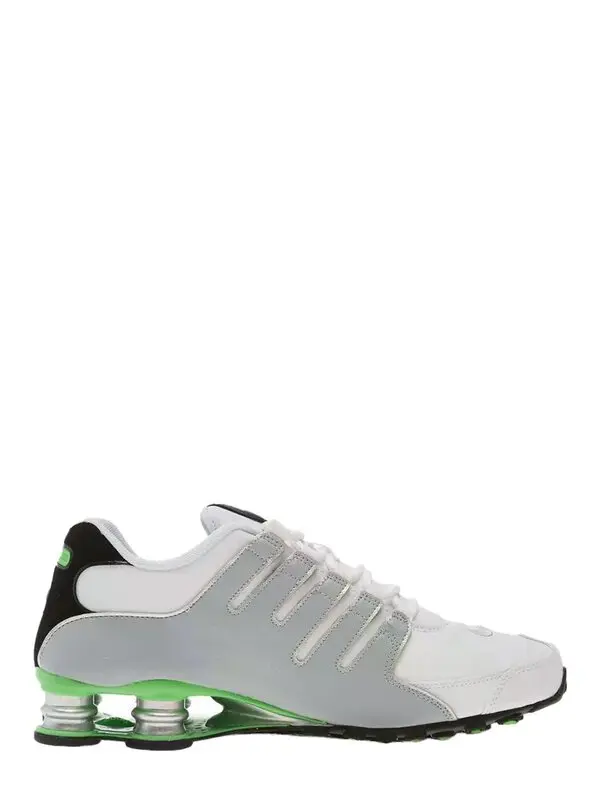 Nike Shox Nz Lace-up Fastening Sneakers - White