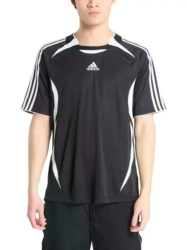 Adidas Teamgeist Short Sleeve T-shirt - Black
