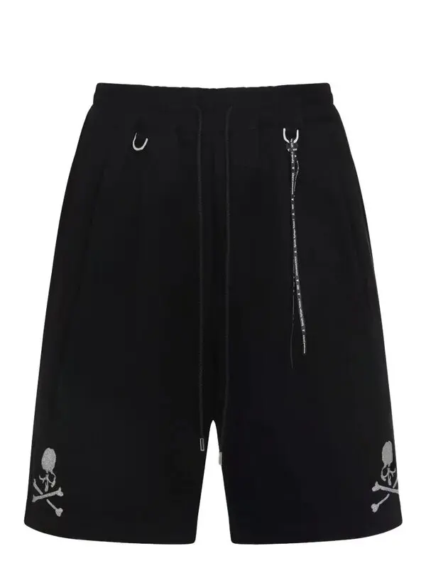 MASTERMIND WORLD Skull Drawstring Shorts - Black