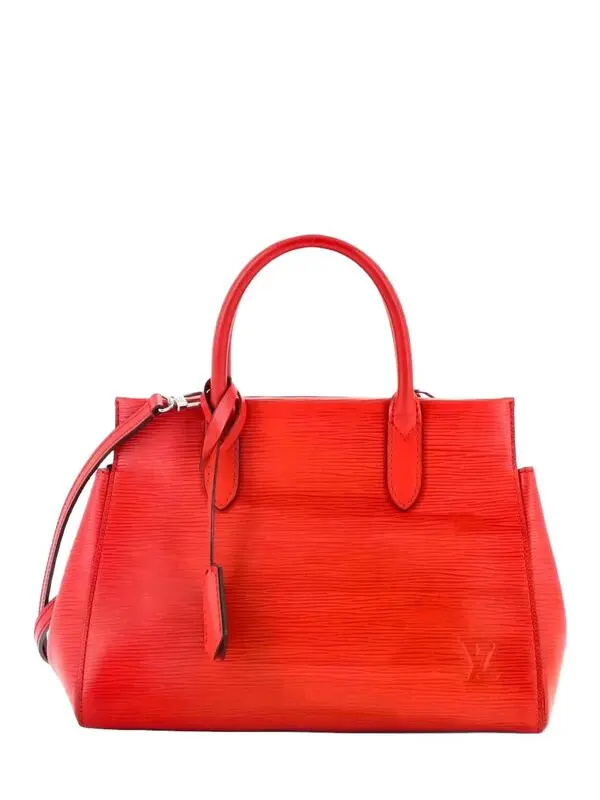 LOUIS VUITTON Marly Bb Satchel Epi Leather Handbag - Red