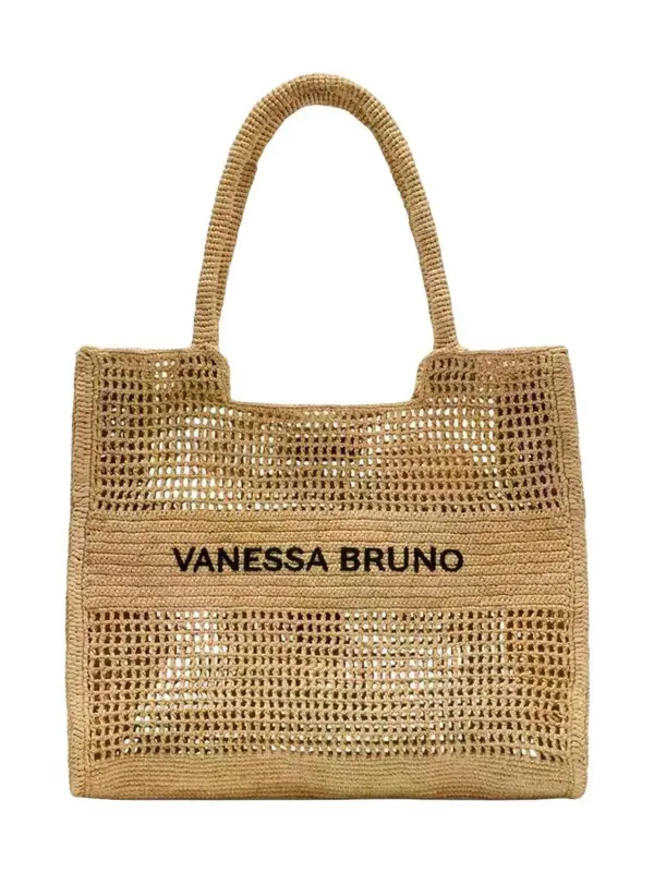 Vanessa Bruno Logo-detail Tote Bag - Neutrals