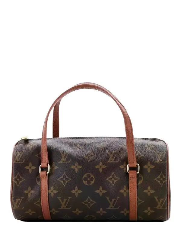 LOUIS VUITTON Papillon Handbag Monogram Canvas 26 Satchel - Brown