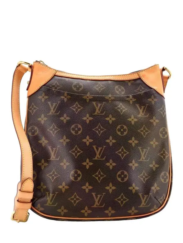 LOUIS VUITTON Odeon Handbag Monogram Canvas Pm - Brown